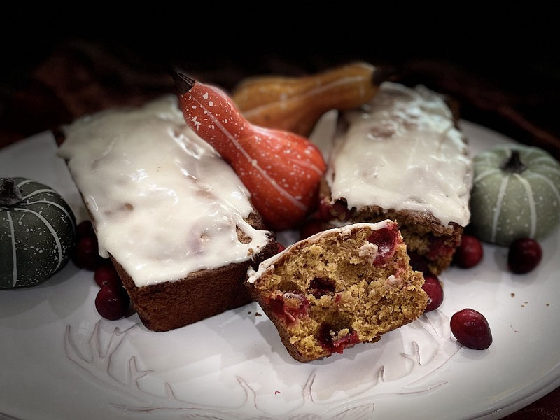 Alison Sader Larson's Cranberry Pumpkin Bread Recipe – Season and Stir