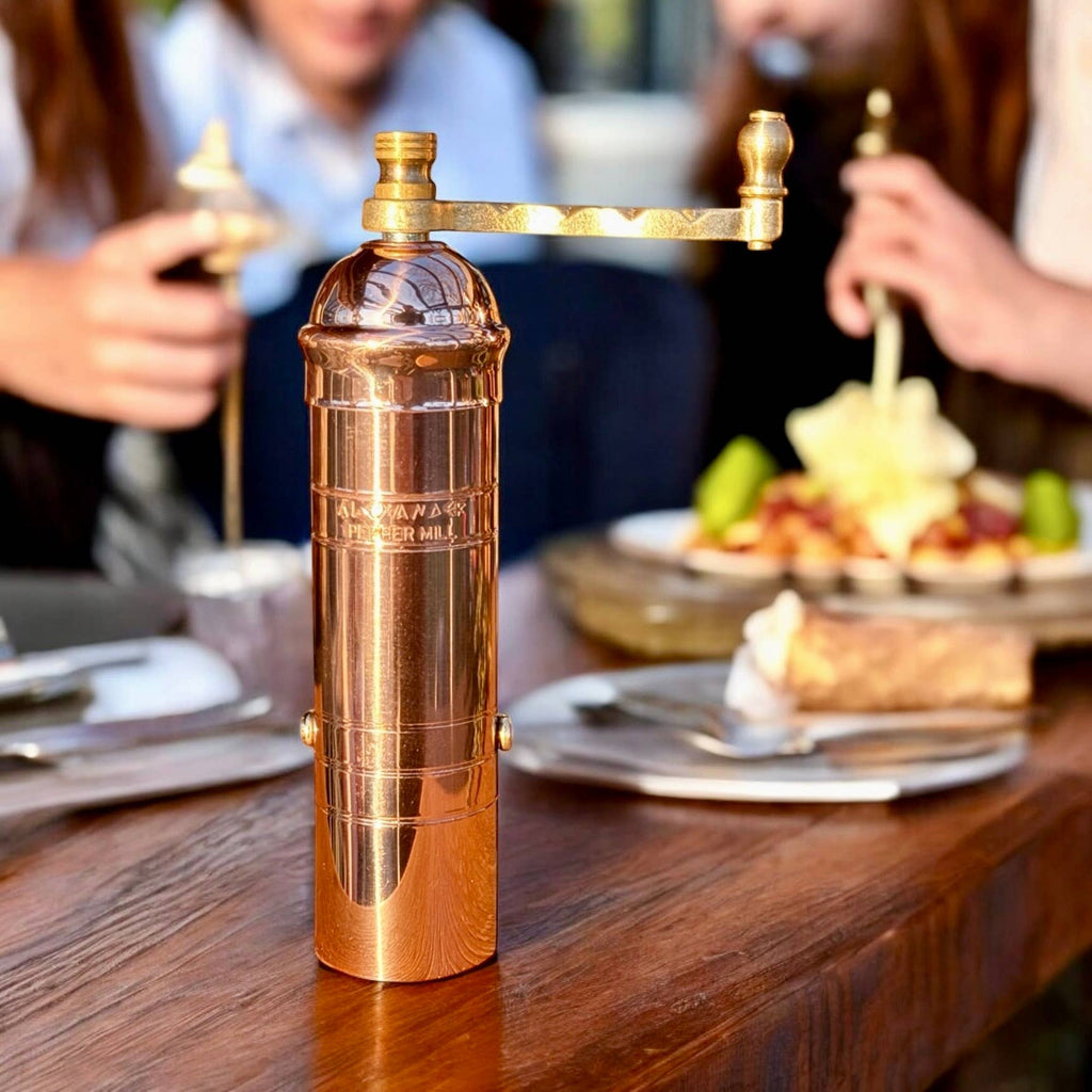 Copper Pepper Grinder: – Luxury Kitchen & Dining Table Essentials ...