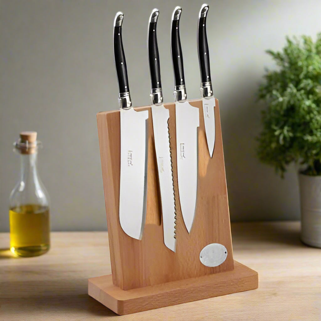 Jean Dubost Magnetic Knife Block Set - Luxury Kitchen & Dining Table ...