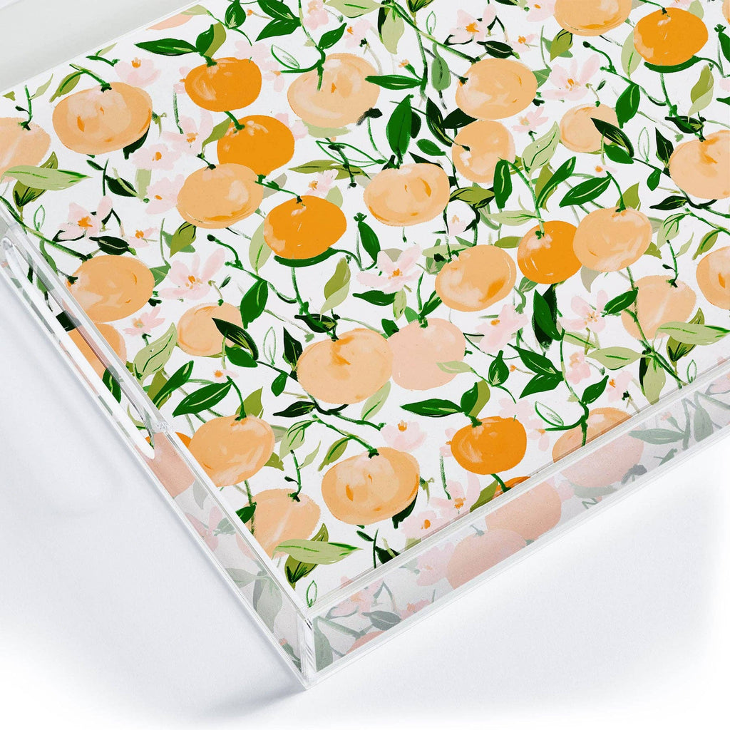 Acrylic Decorative Tray - Clementine Lucite – Season and Stir