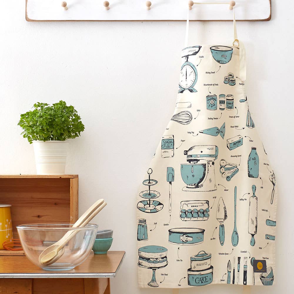 Organic Cotton Baking Apron - Season and Stir