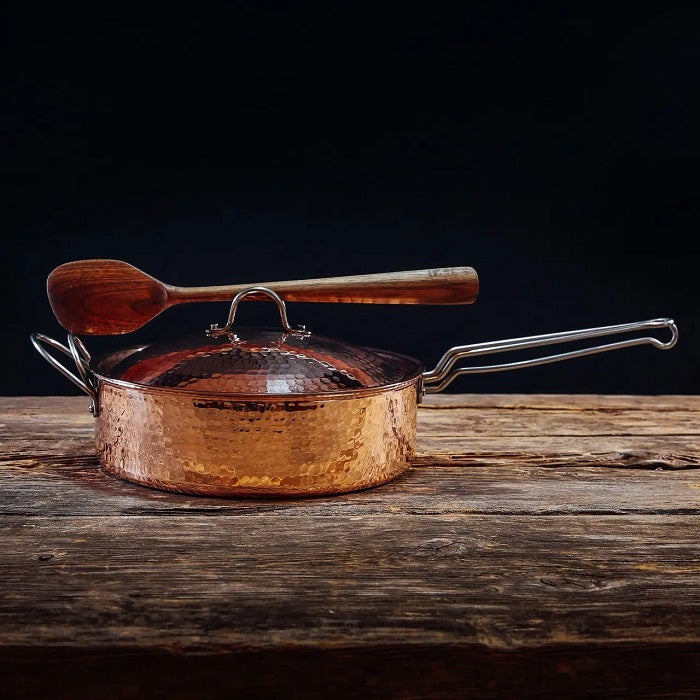 Sertodo Copper Sauté Pan 10" with Lid – Season and Stir